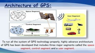 Presentation on GPS (Global Positioning System) | PPTX