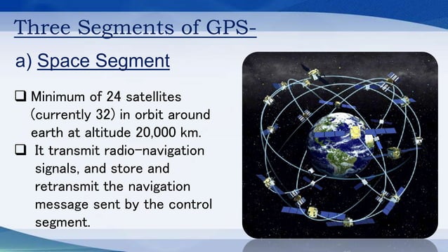 Presentation on GPS (Global Positioning System) | PPTX