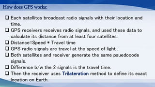 Presentation on GPS (Global Positioning System) | PPTX