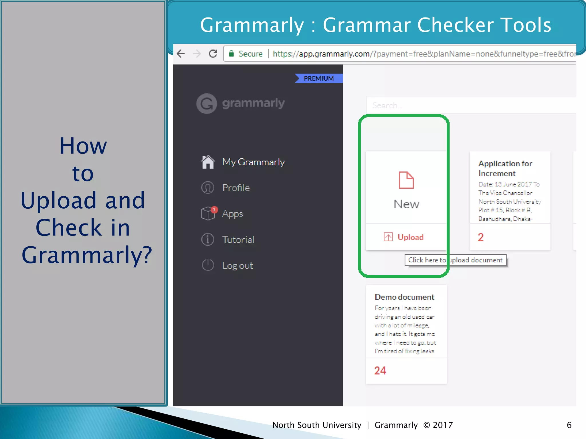 Presentation on Grammarly | PPTX