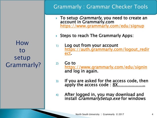 Presentation on Grammarly | PPTX | Computer Software and Applications | Computing