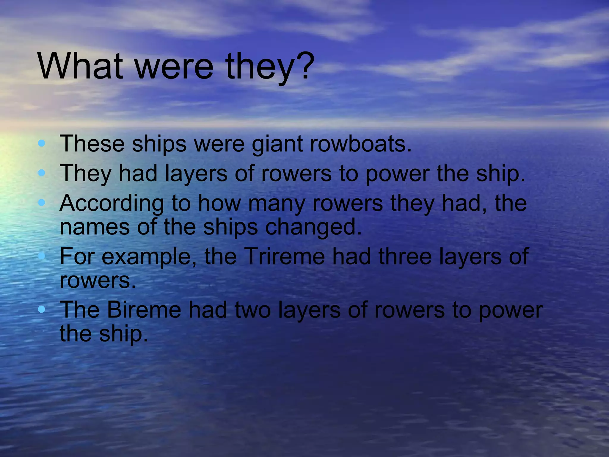 Presentation on Greek ships | PPT