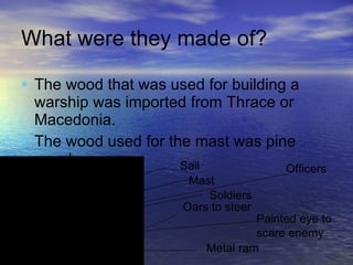 Presentation on Greek ships | PPT