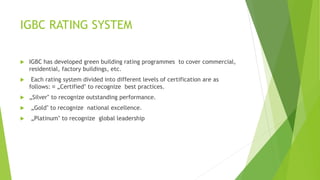 Presentation on green building | PPTX