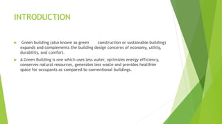 Presentation on green building | PPTX