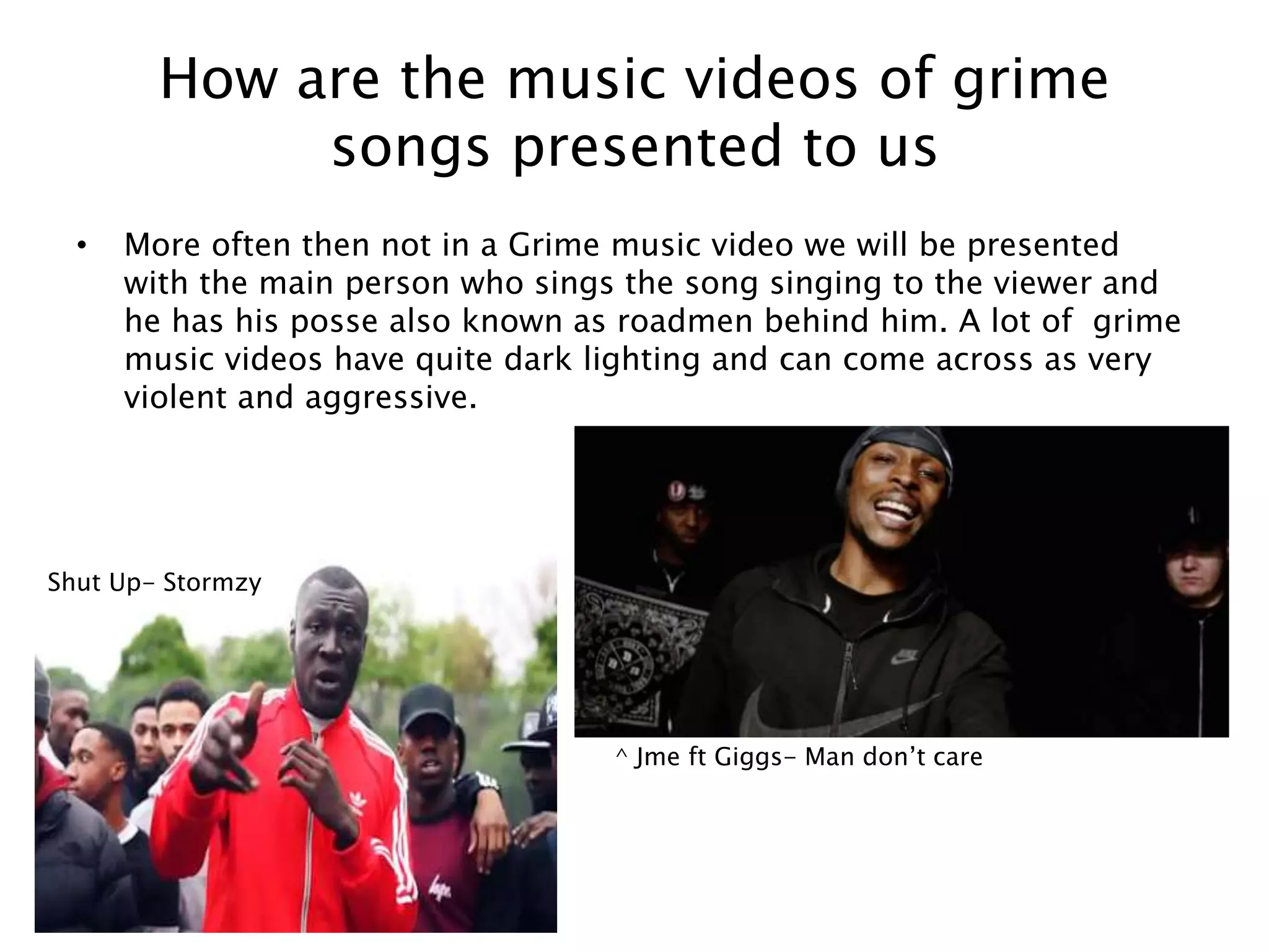 Presentation on grime music genre | PPTX