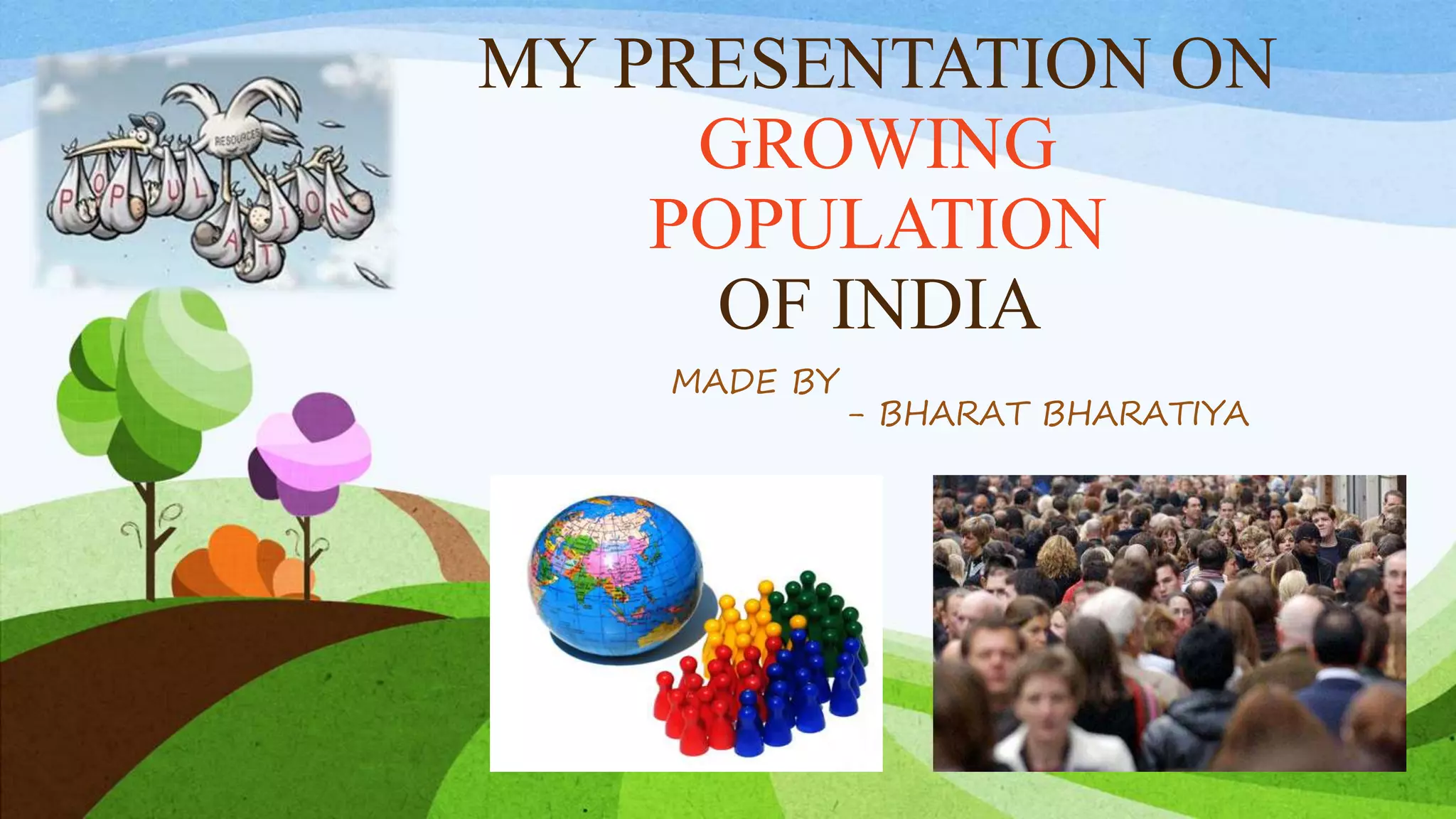 Presentation on growing population of india | PPTX