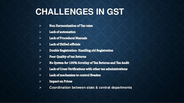Presentation On GST