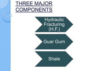 Presentation on guar gum in hf in india | PPTX