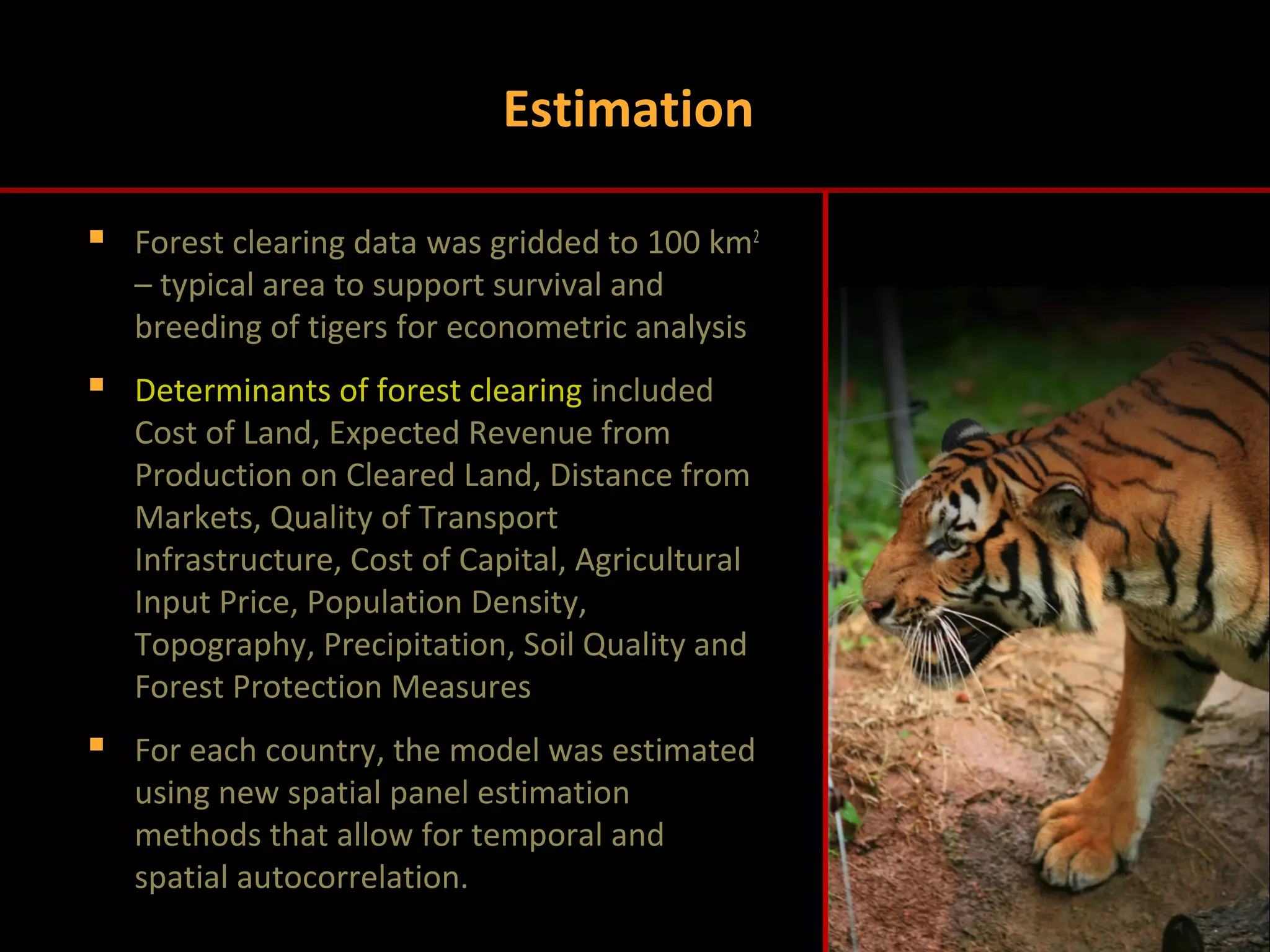 Habitat Threats for Tigers | PPT