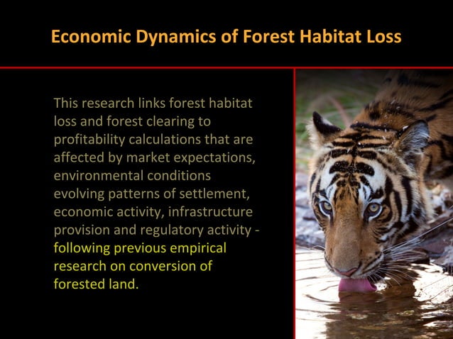 Habitat Threats for Tigers | PPT