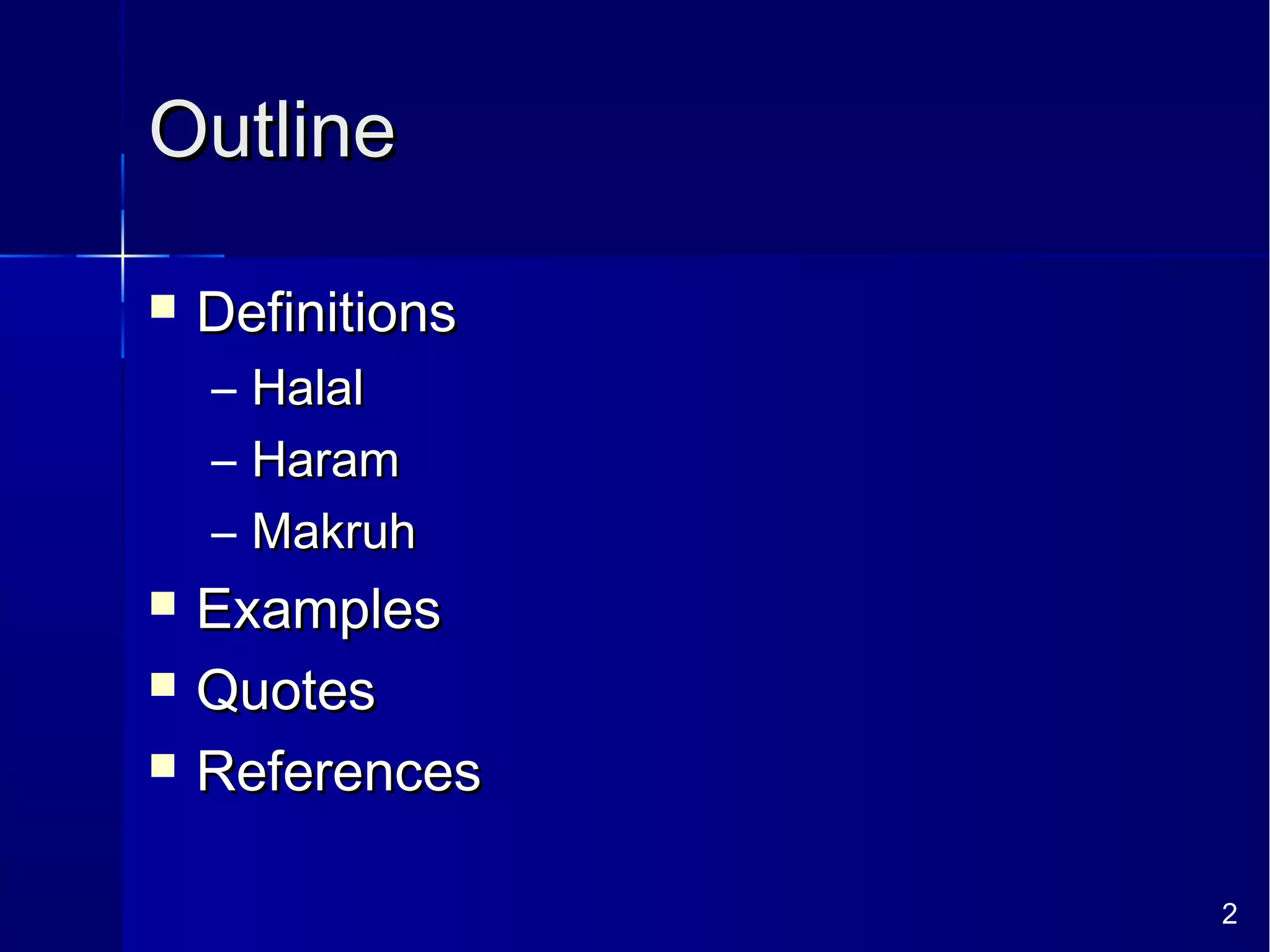 Presentation on halal and haram | PPT