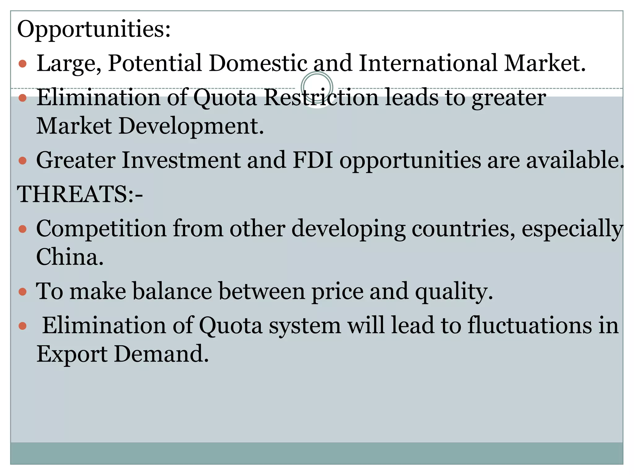 Presentation on handloom industry | PPTX