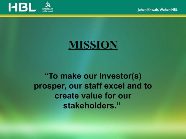 Presentation on HBL PPT | PPT