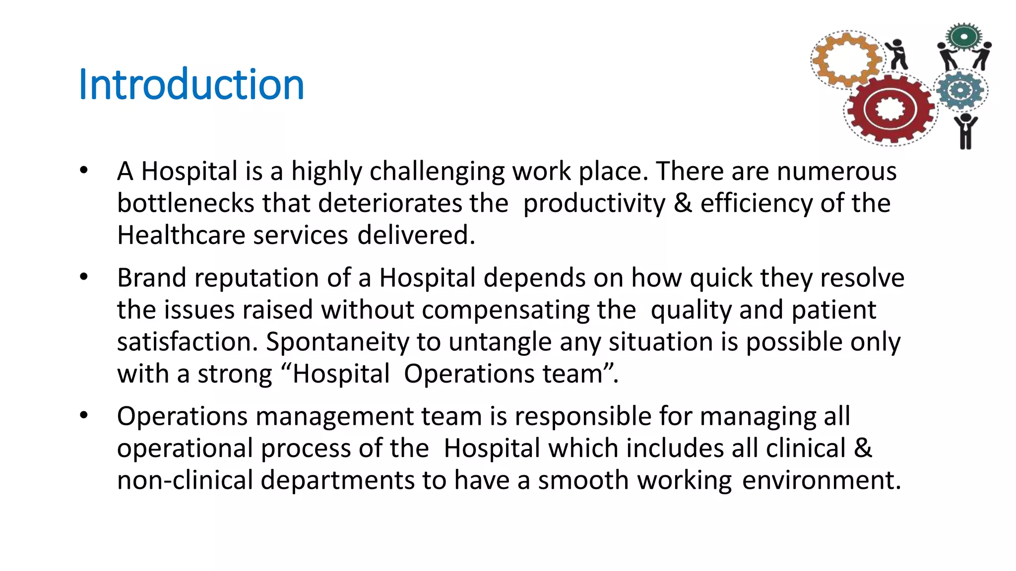 Operational Management in Health Administration | PPTX