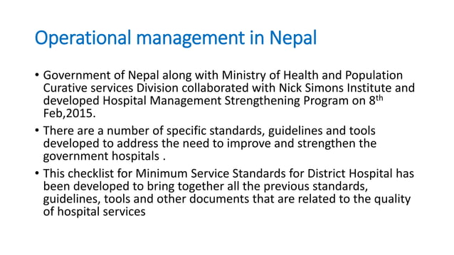 Operational Management in Health Administration | PPTX | Healthcare ...