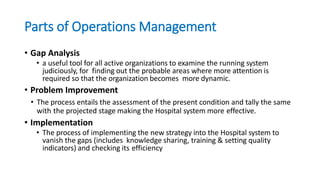 Hospital Operations Management