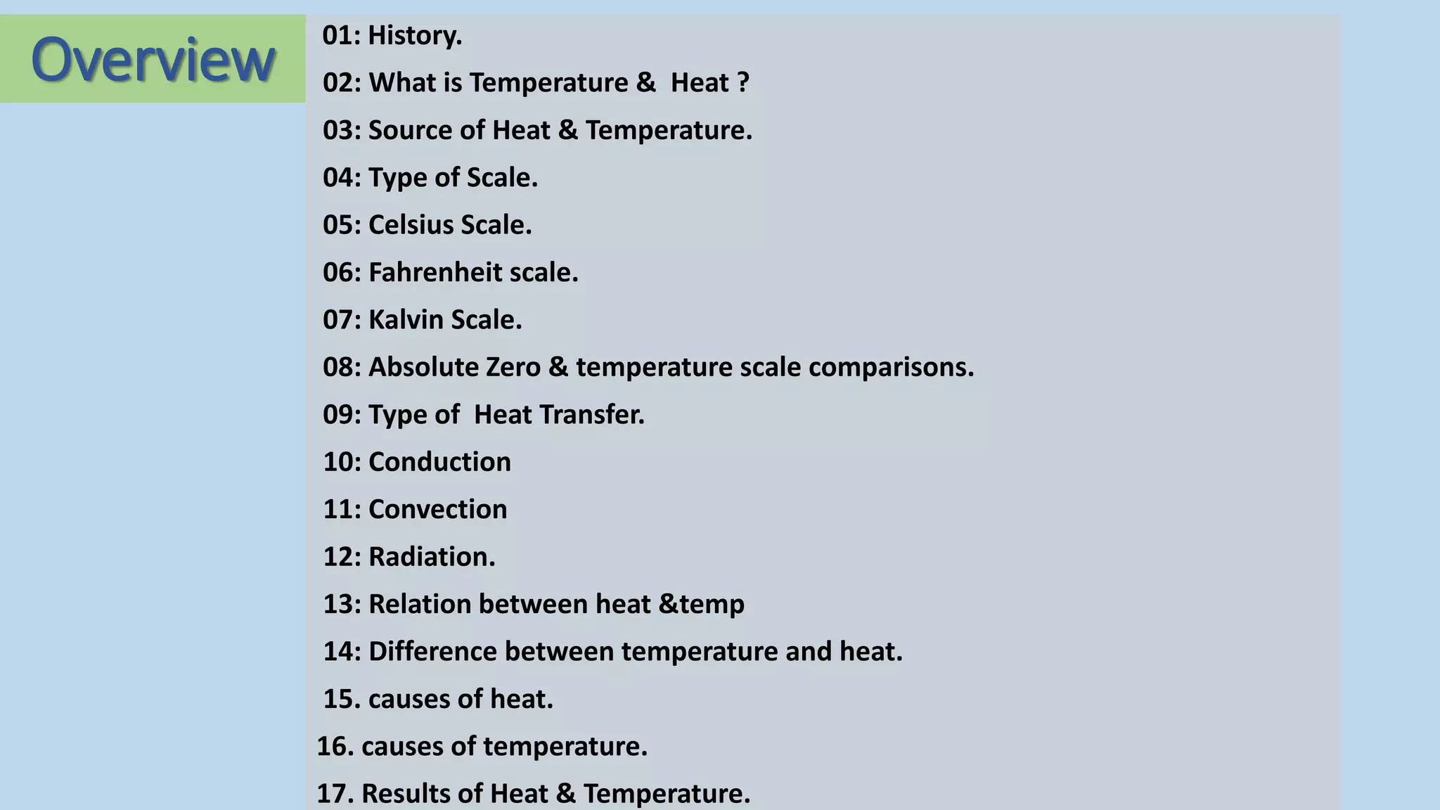 Presentation on heat and temperature | PPTX
