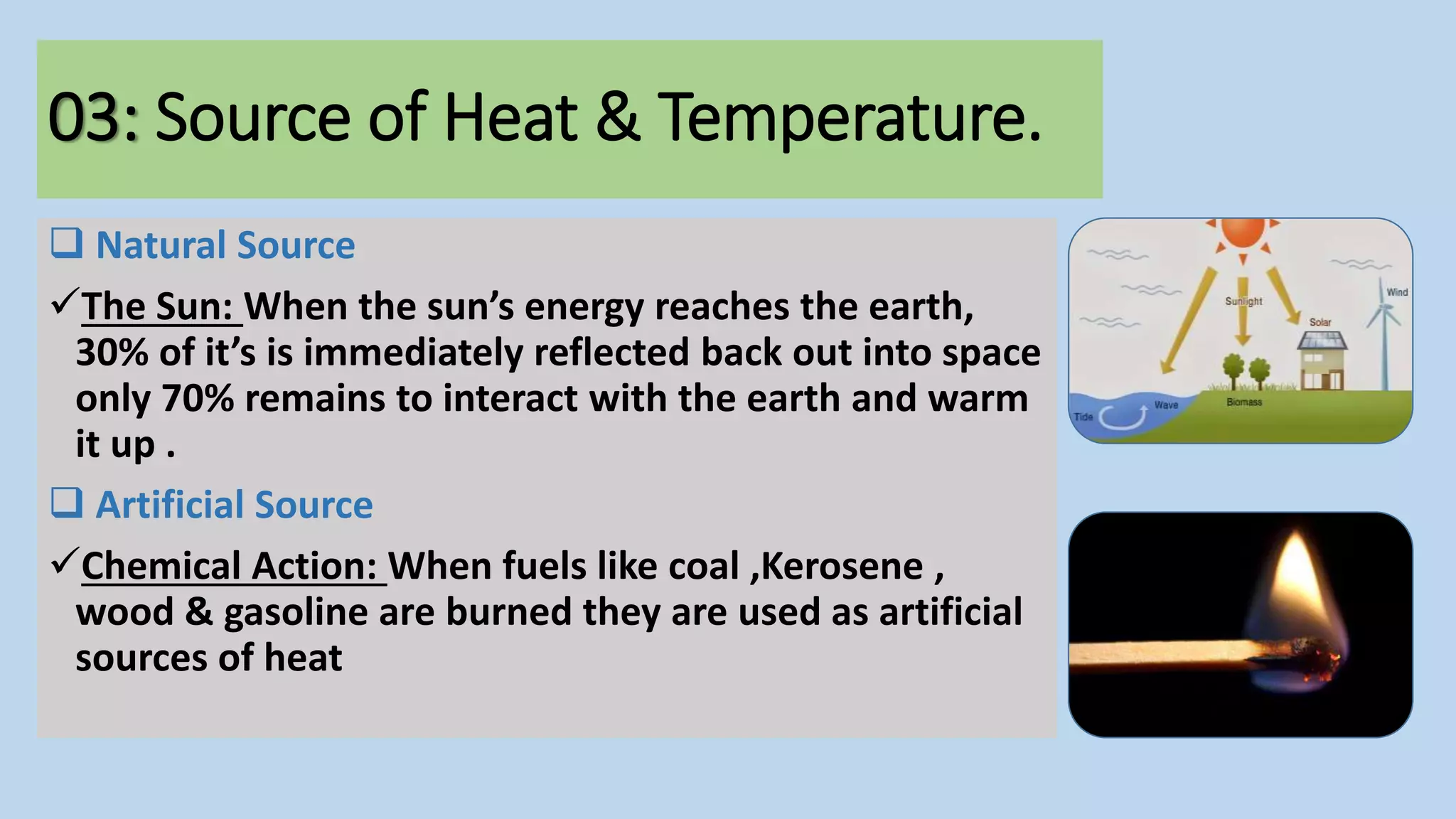 Presentation on heat and temperature | PPTX