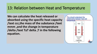 Presentation on heat and temperature | PPTX