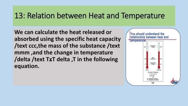 Presentation on heat and temperature | PPTX