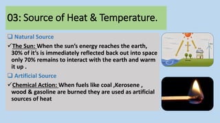 Presentation on heat and temperature | PPTX