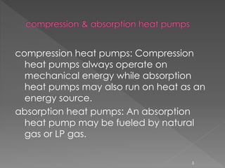Presentation on Heat pump and its Function. | PPTX