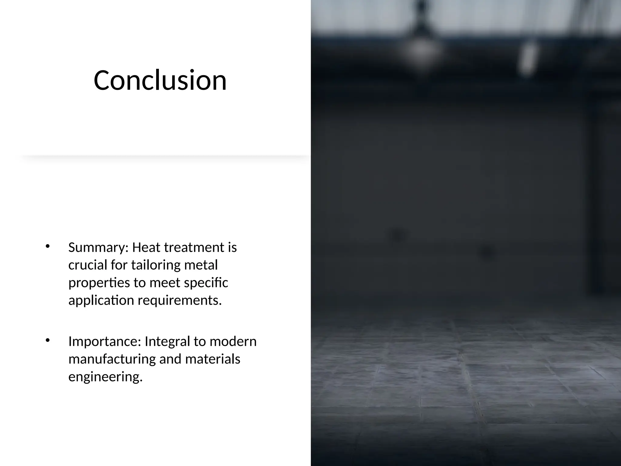 Presentation on Heat Treatment of Metals | PPTX | Chemistry | Science
