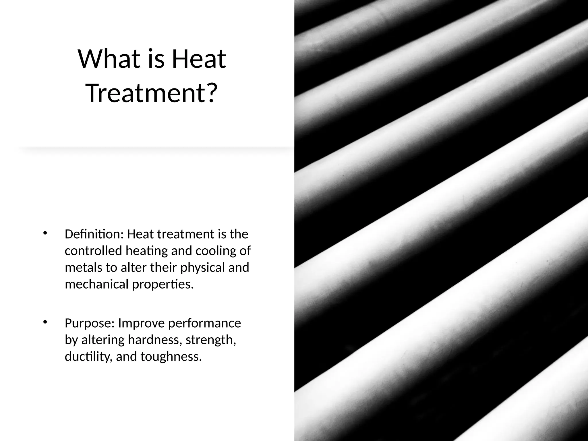 Presentation on Heat Treatment of Metals | PPTX | Chemistry | Science