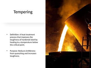 Presentation on Heat Treatment of Metals | PPTX | Chemistry | Science