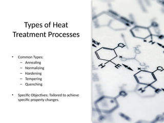 Presentation on Heat Treatment of Metals | PPTX | Chemistry | Science