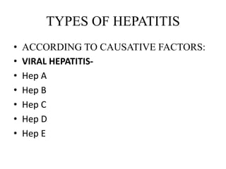 Presentation onhepatitis | PPTX