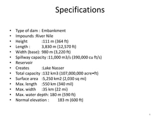 Presentation on high dam | PPTX
