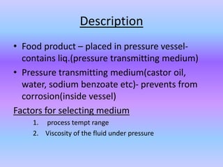 Presentation on high pressure processing.pptx