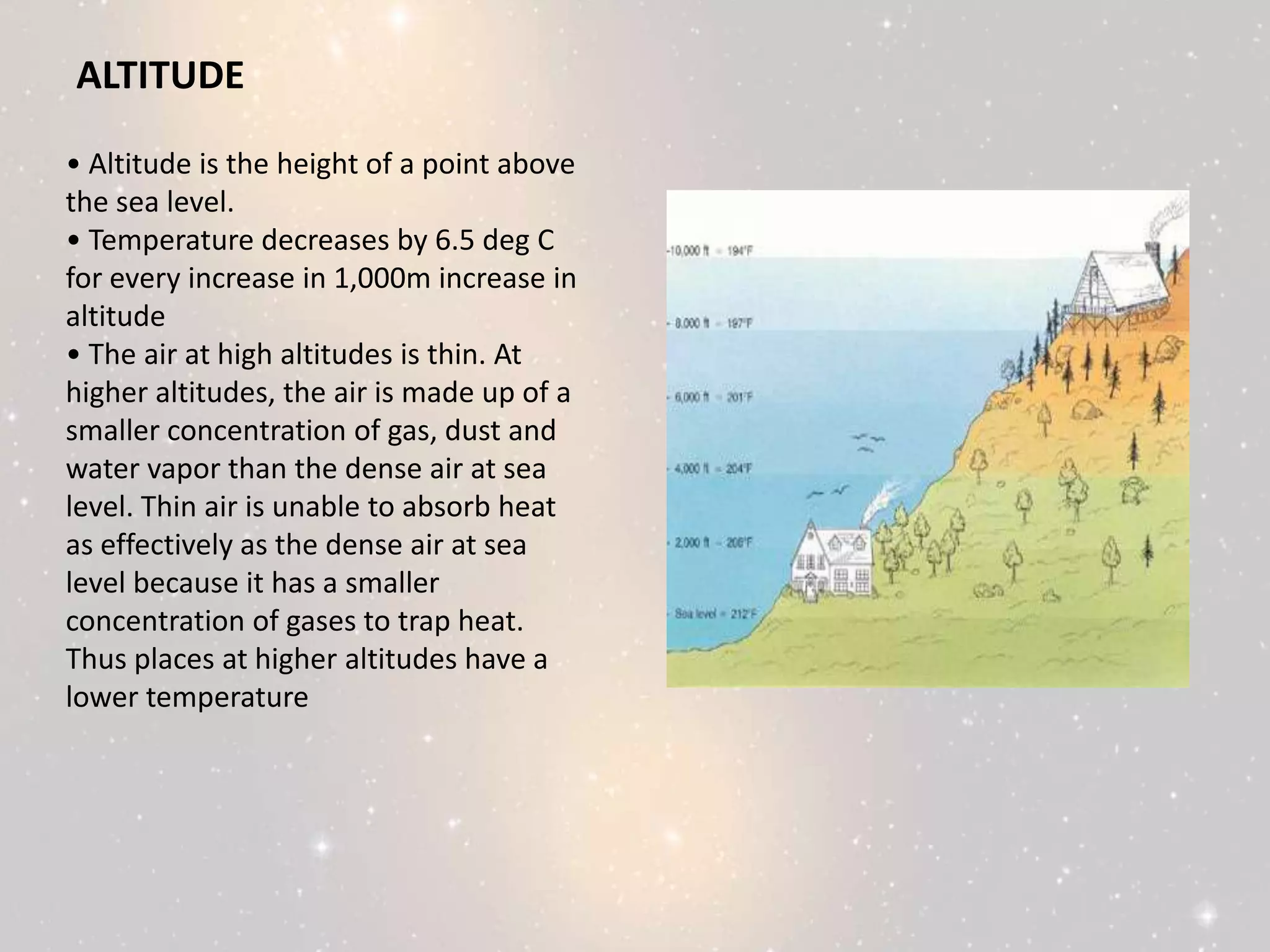 Presentation on horizontal differences of Temperature | PPTX