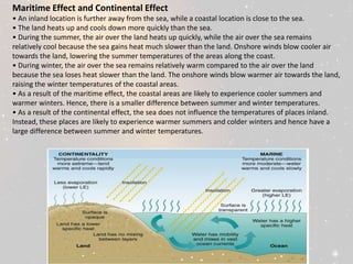 Presentation on horizontal differences of Temperature | PPTX