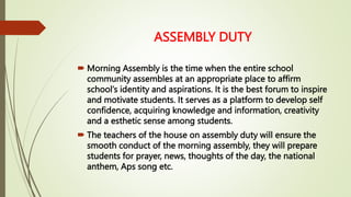 PRESENTATION ON avg HOUSE MANAGEMENT.pptx | Homework and Study | Education