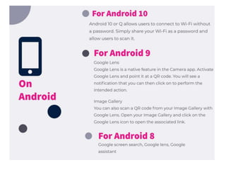 How to Scan a QR Code | PPTX | Technology & Computing