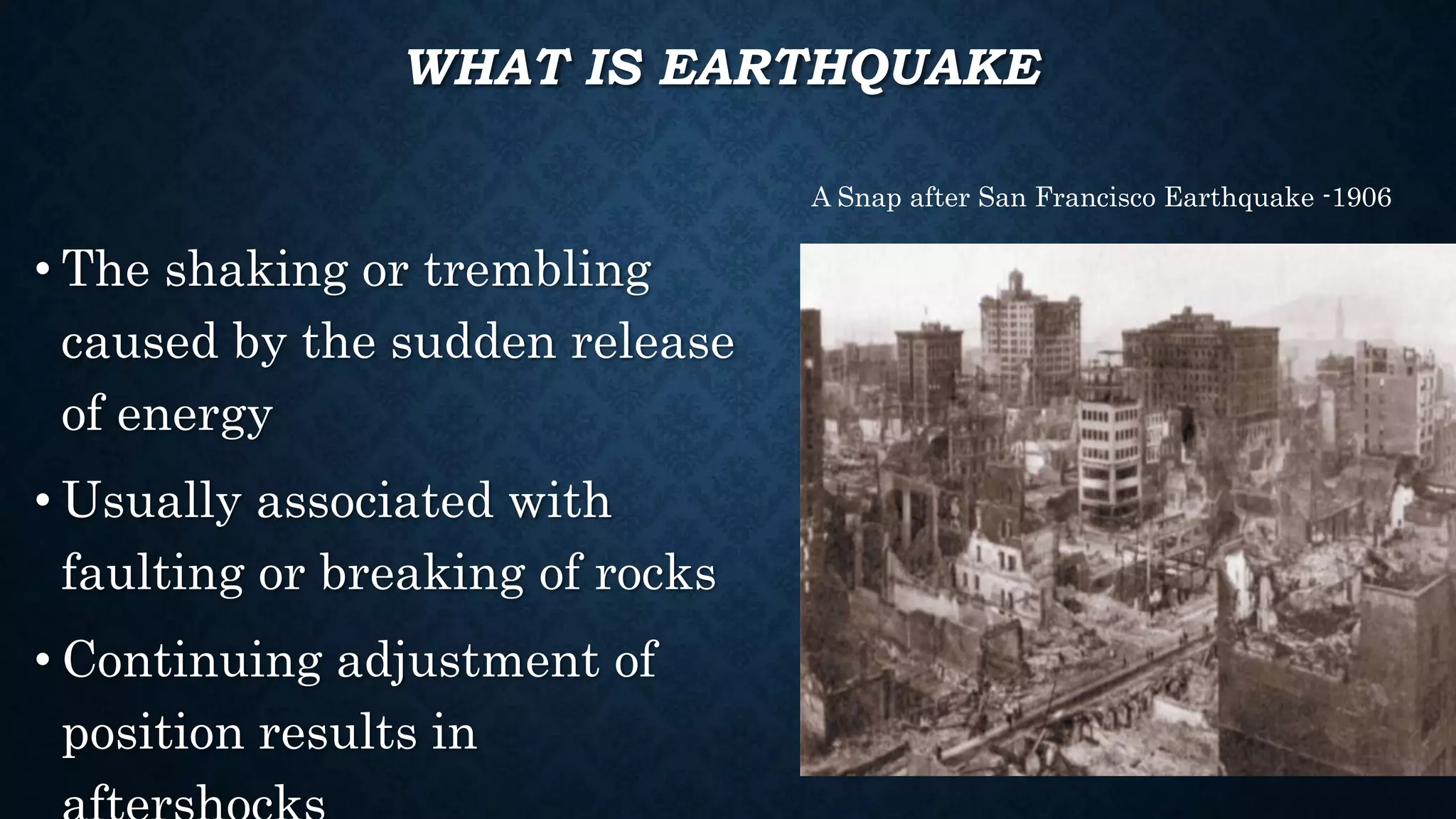 Presentation on how to locate epicenter of an earthquake | PPTX