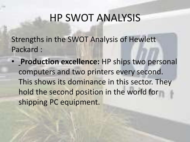 Presentation on HP company | PPTX