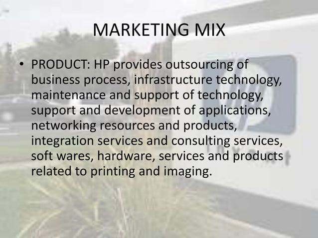 Presentation on HP company | PPTX