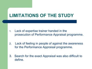 Presentation on Performance Appraisal System | PPT