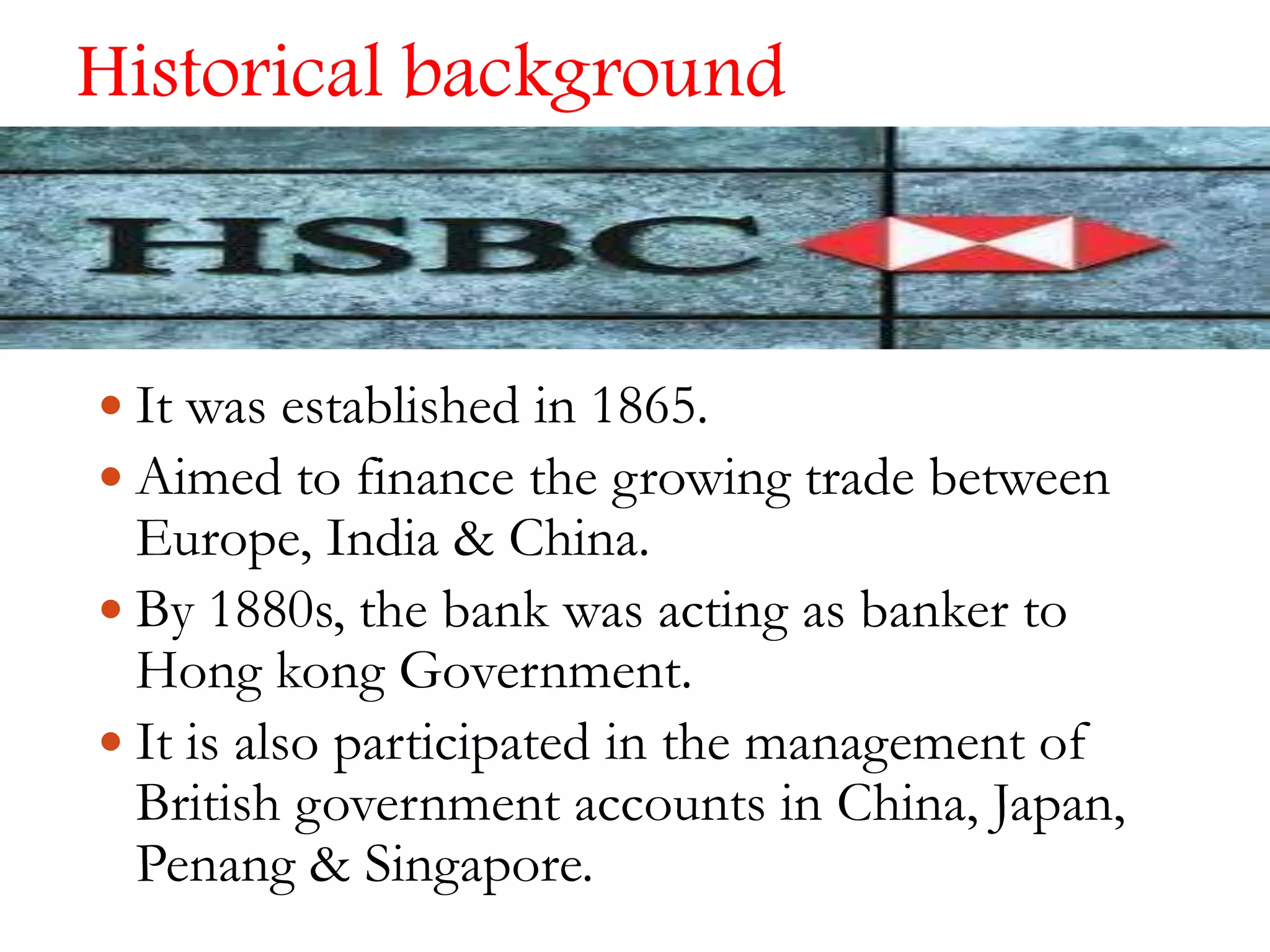 Presentation on HSBC by Team- 'ICE BREAKER' | PPT