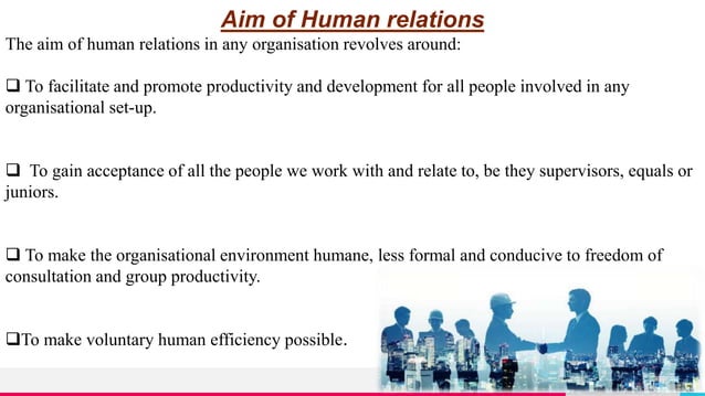 Presentation On HUMAN RELATION APPROACH 56 (1).pptx | Human Resources ...