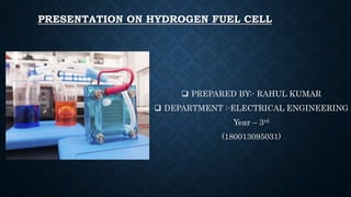 Presentation on hydrogen fuel cell.pptx1 | PPTX