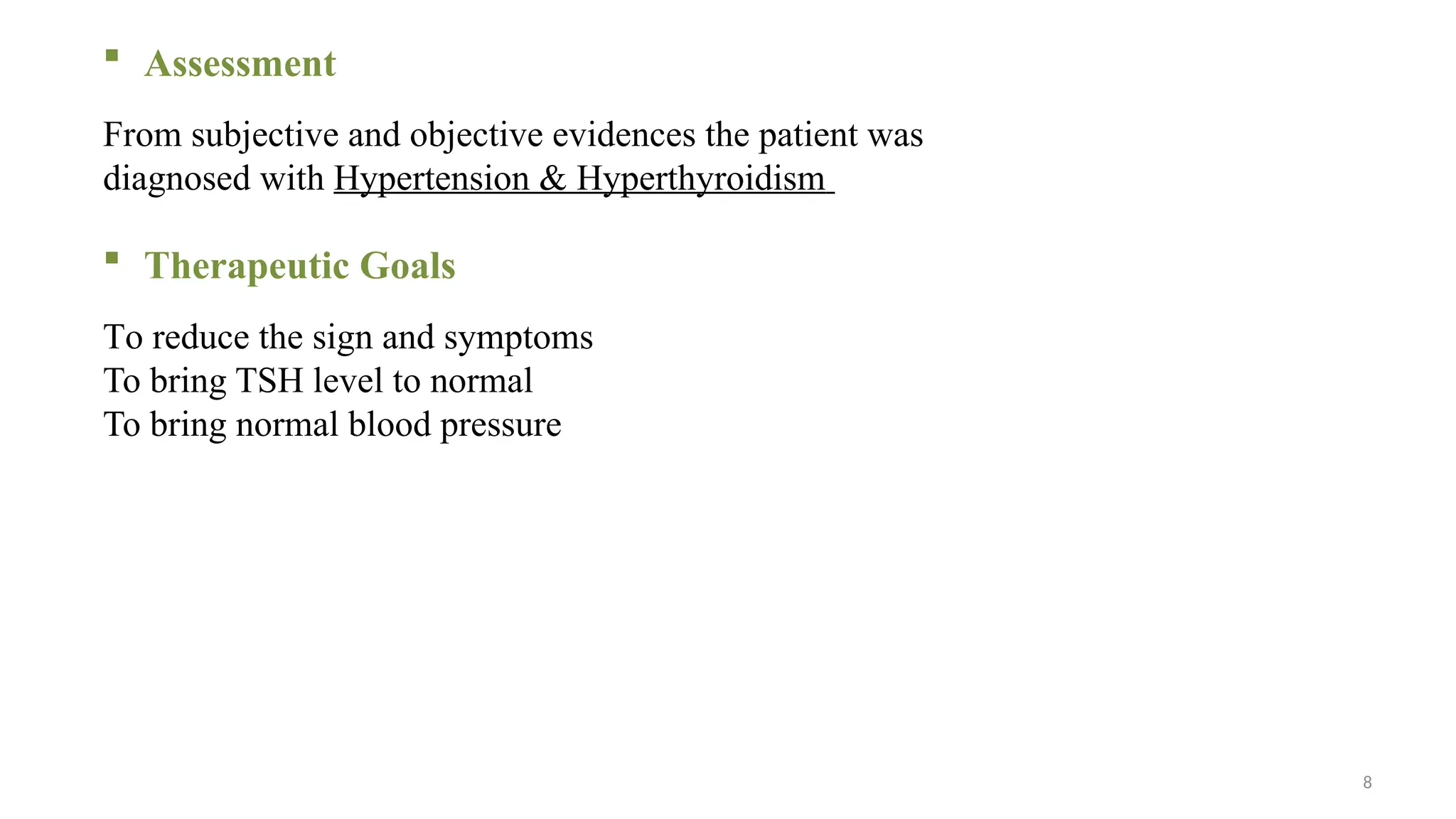 Presentation on hypertension and hyperthyroidism.pptx