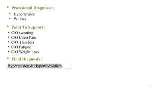 Presentation on hypertension and hyperthyroidism.pptx