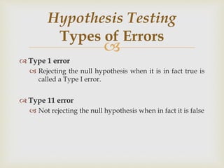 Types of Hypothesis-Advance Research Methodology | PPT