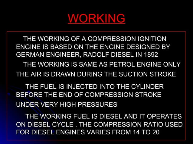 Presentation on ic engine | PPT