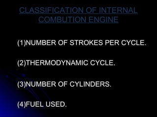 Presentation on ic engine | PPT
